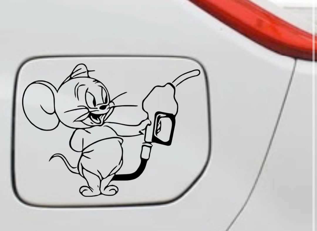 Mouse Fuel Cap Cover Sticker / Decal. - Etsy