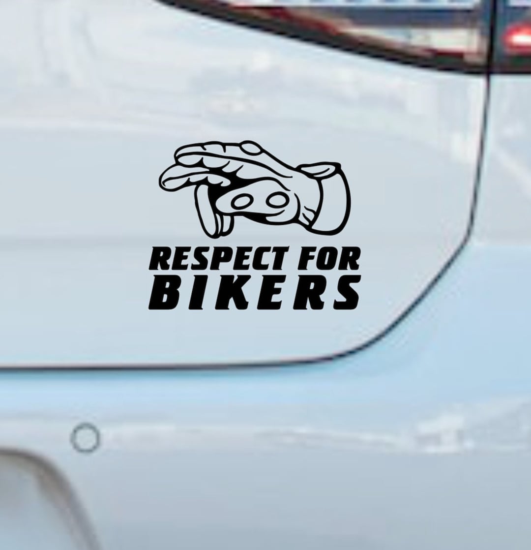 Respect for Bikers Sticker / Decal. - Etsy