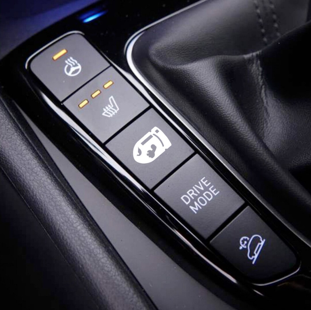 Empty Button Car Racket Sticker / Decal. - Etsy