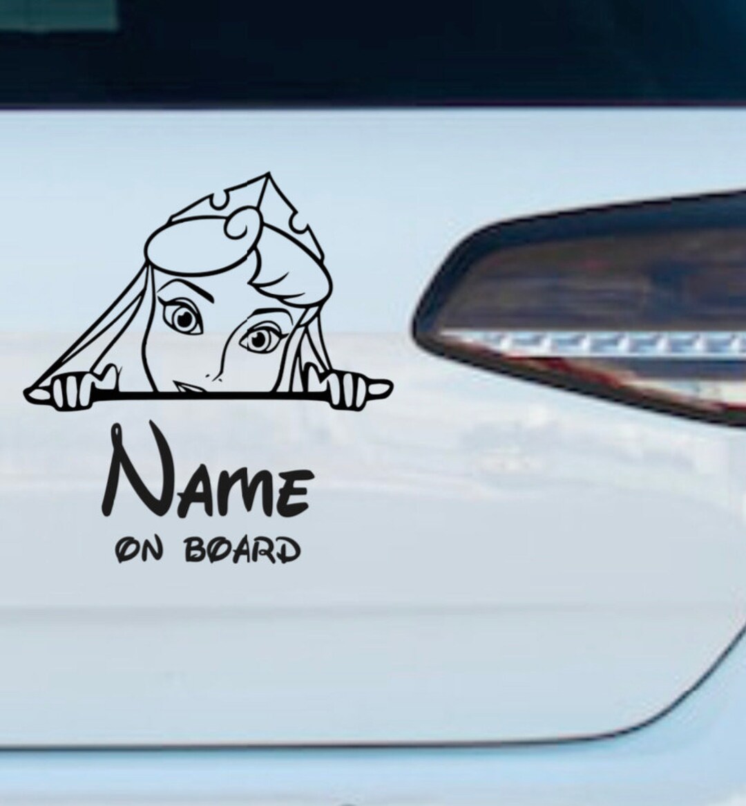 Personalized Aurora Name on Board Sticker / Decal. - Etsy