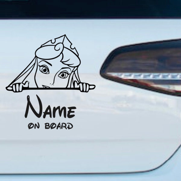 Aurora Name Sticker - Etsy