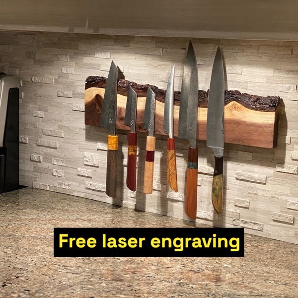 Magnetic Knife Wall Mount Holder - Etsy