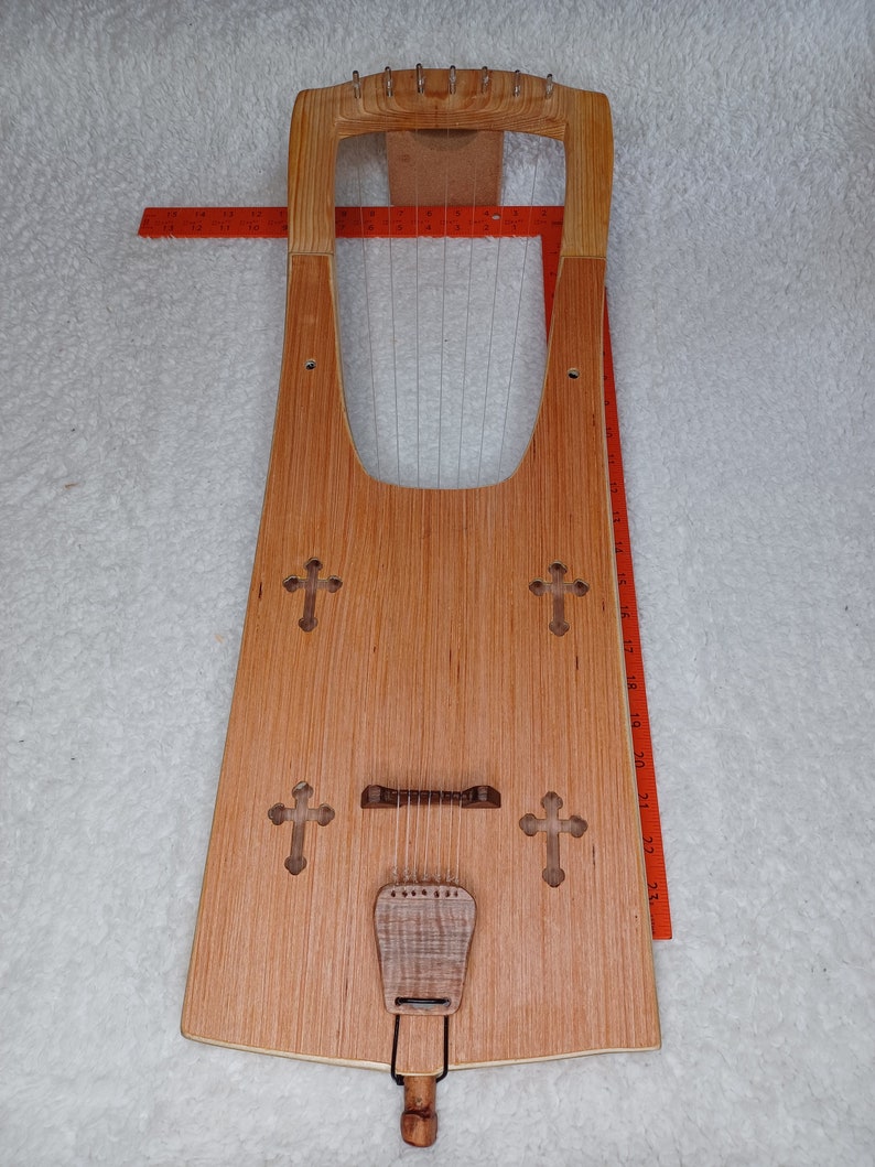 7 String Pentatonic Gotland Lyre 4 Cross Soundboard - Etsy