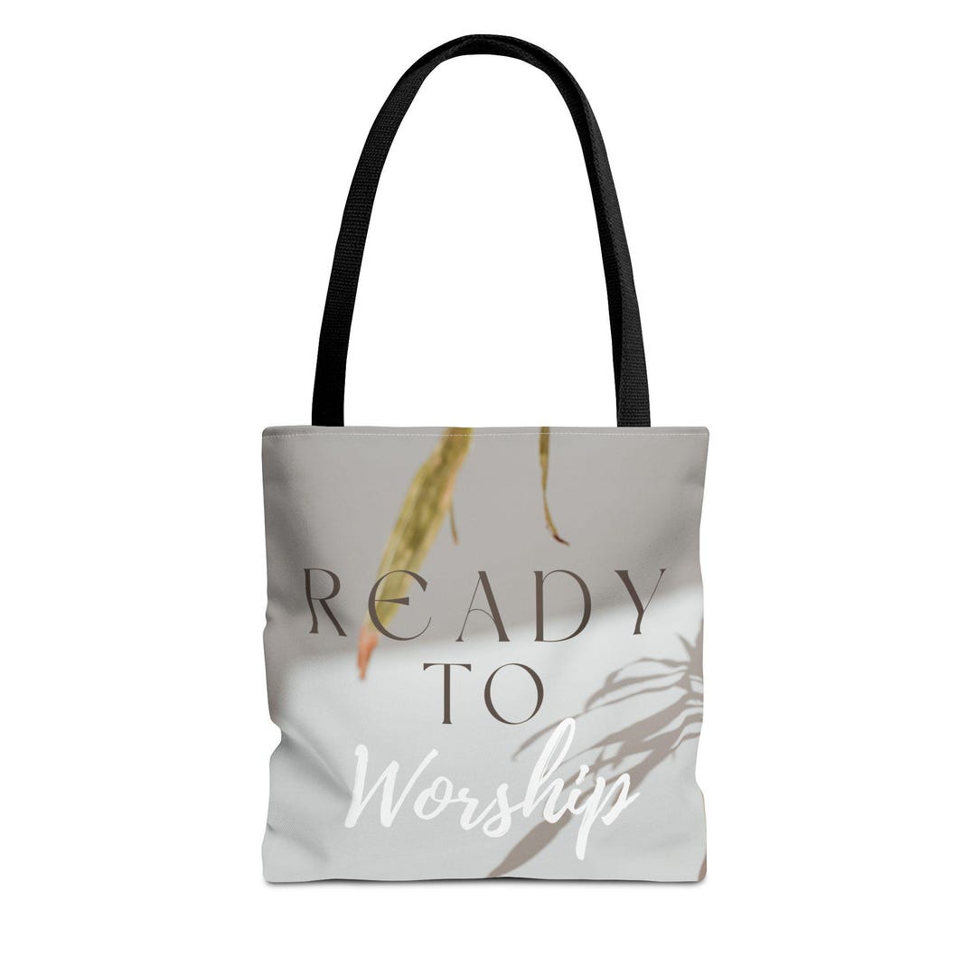 Faithful Tote Bag Church Tote Religious Carryall Christian Gift Bible ...