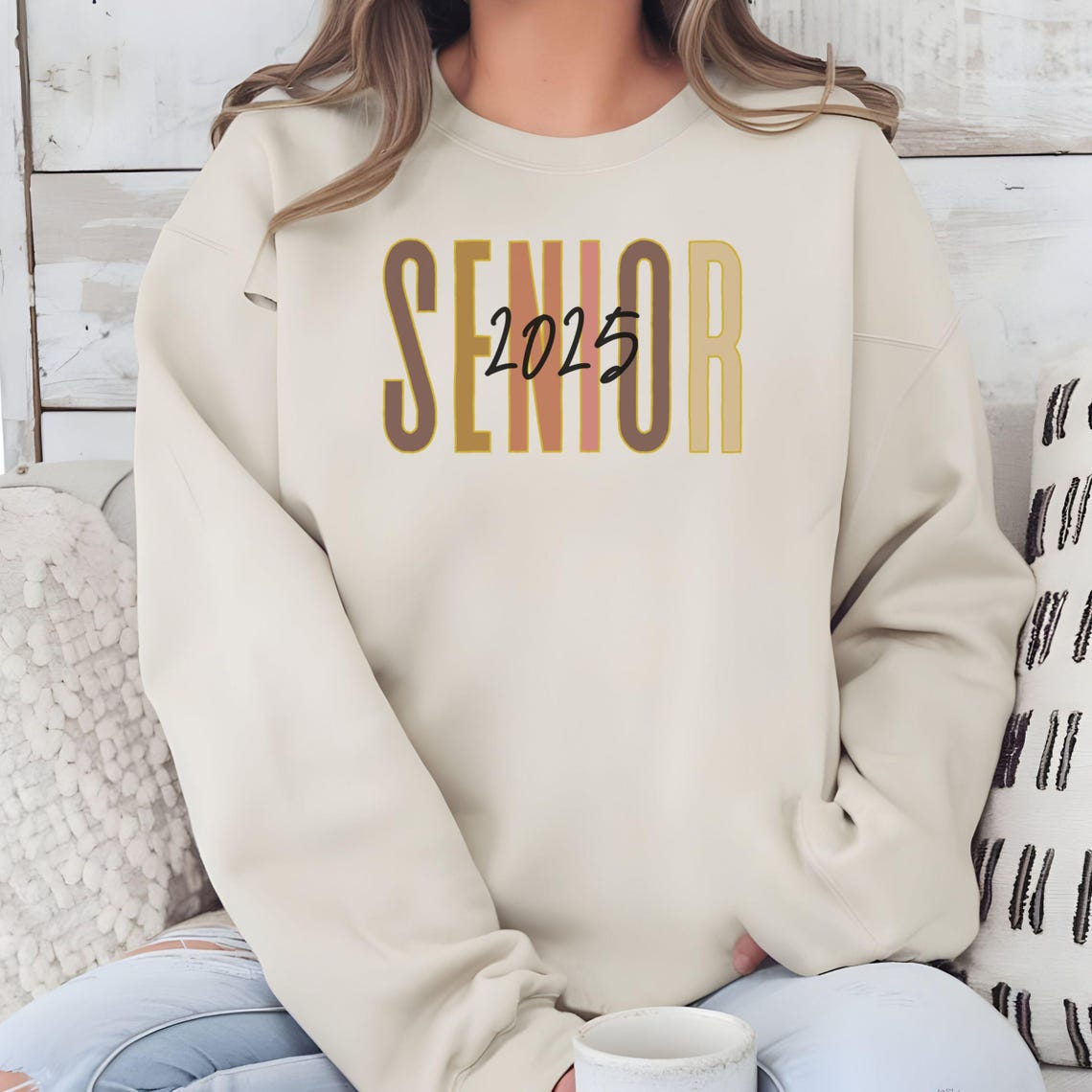 Senior 2025 Sweatshirt, Class of 2025 Crewneck, Graduation Gift, High ...