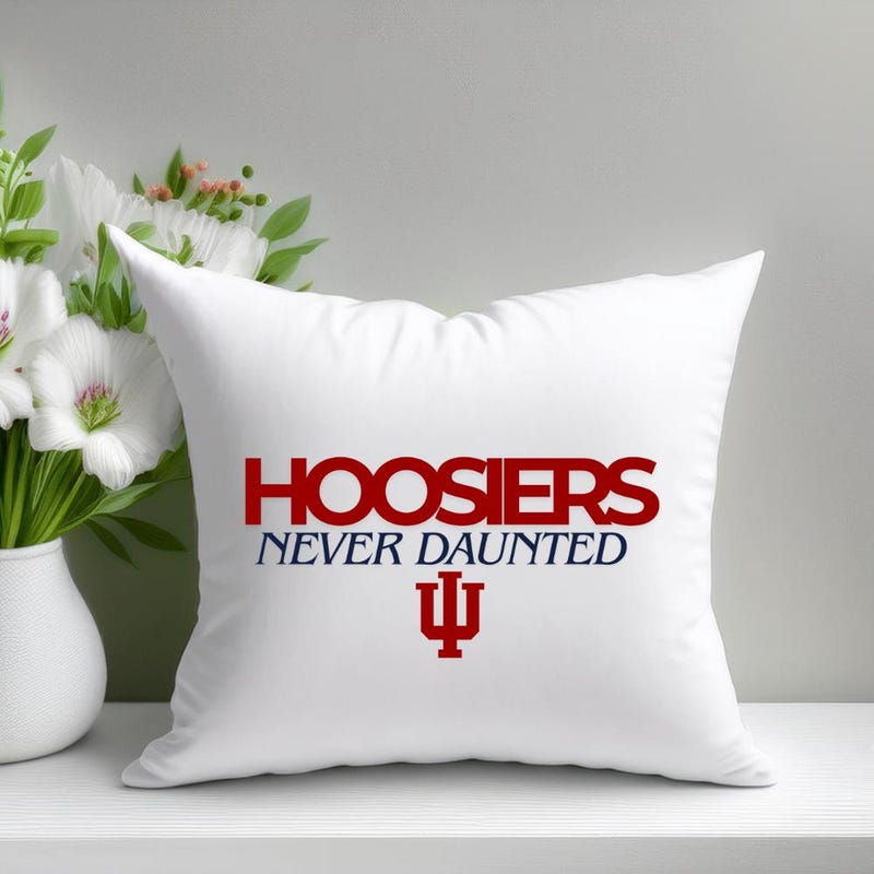 Indiana University Pillow - Etsy