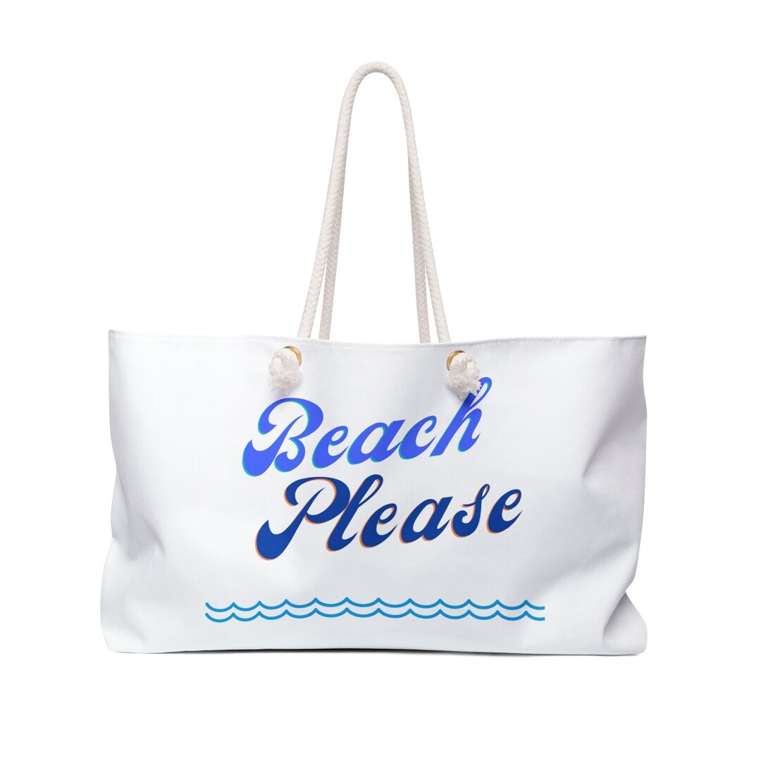 Weekender Bag, Beach Tote, Beach Bag, Summer Bag, Weekend Bag, Travel ...