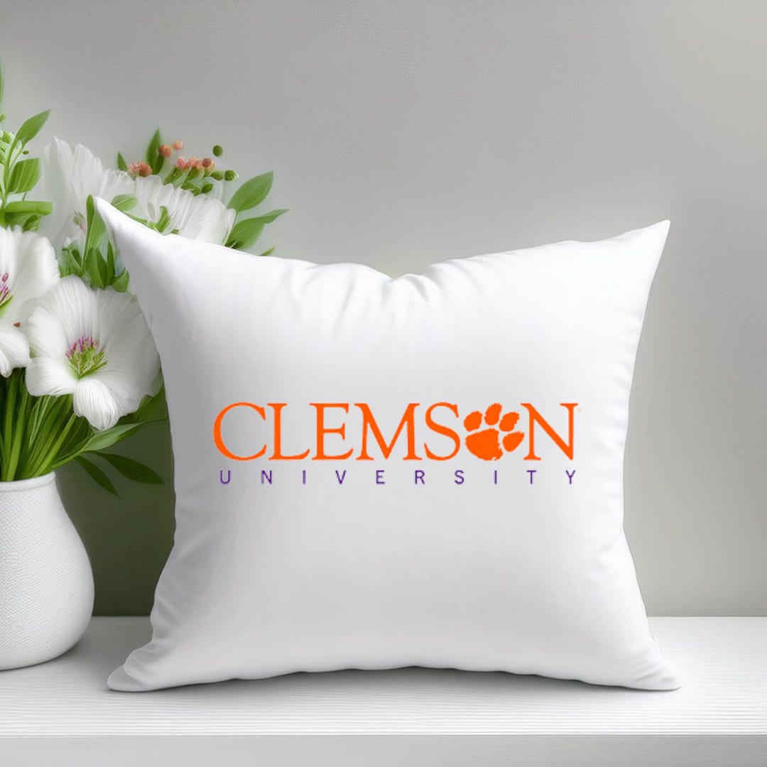 Custom College Dorm Pillow, Graduation Gift, HS Senior, Commitment Day ...