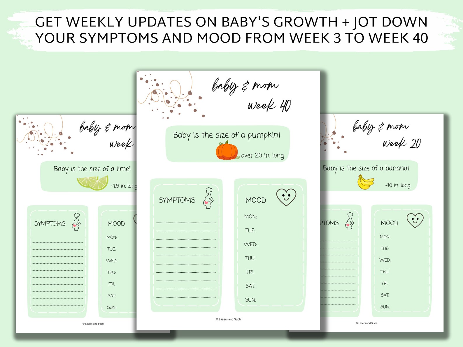 Pregnancy Planner Printable, Printable Pregnancy Journal, Expecting Mom ...
