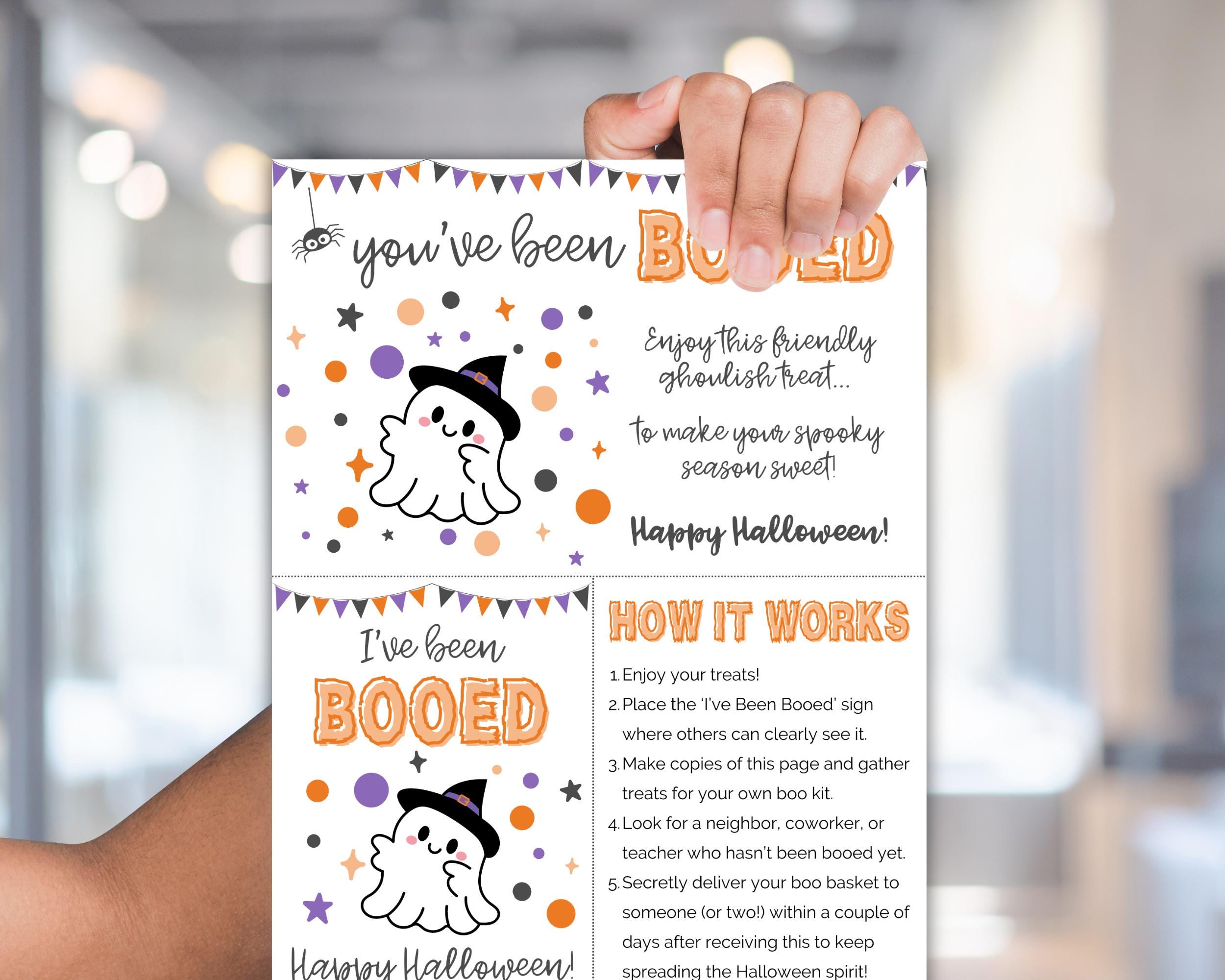 You’ve Been Booed Kit for Neighbor Coworker Teacher Friends | Printable ...