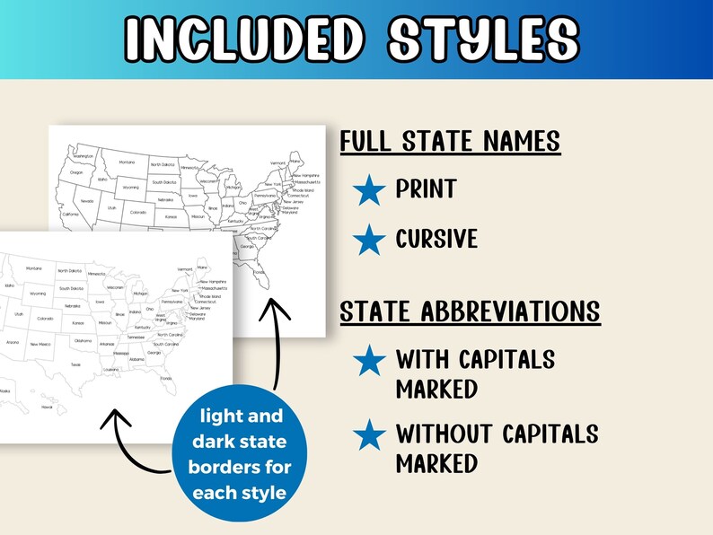 USA Map, Sales Tracker Map, 50 States Coloring Page Activity, State Map ...