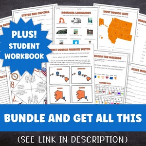 State Word Search Activity West Region US Geography US States and ...