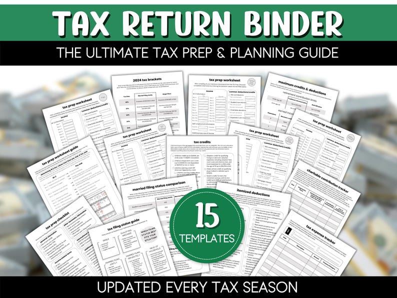 DIY Tax Prep for Beginners Step by Step Guide Printable Self Assessment ...