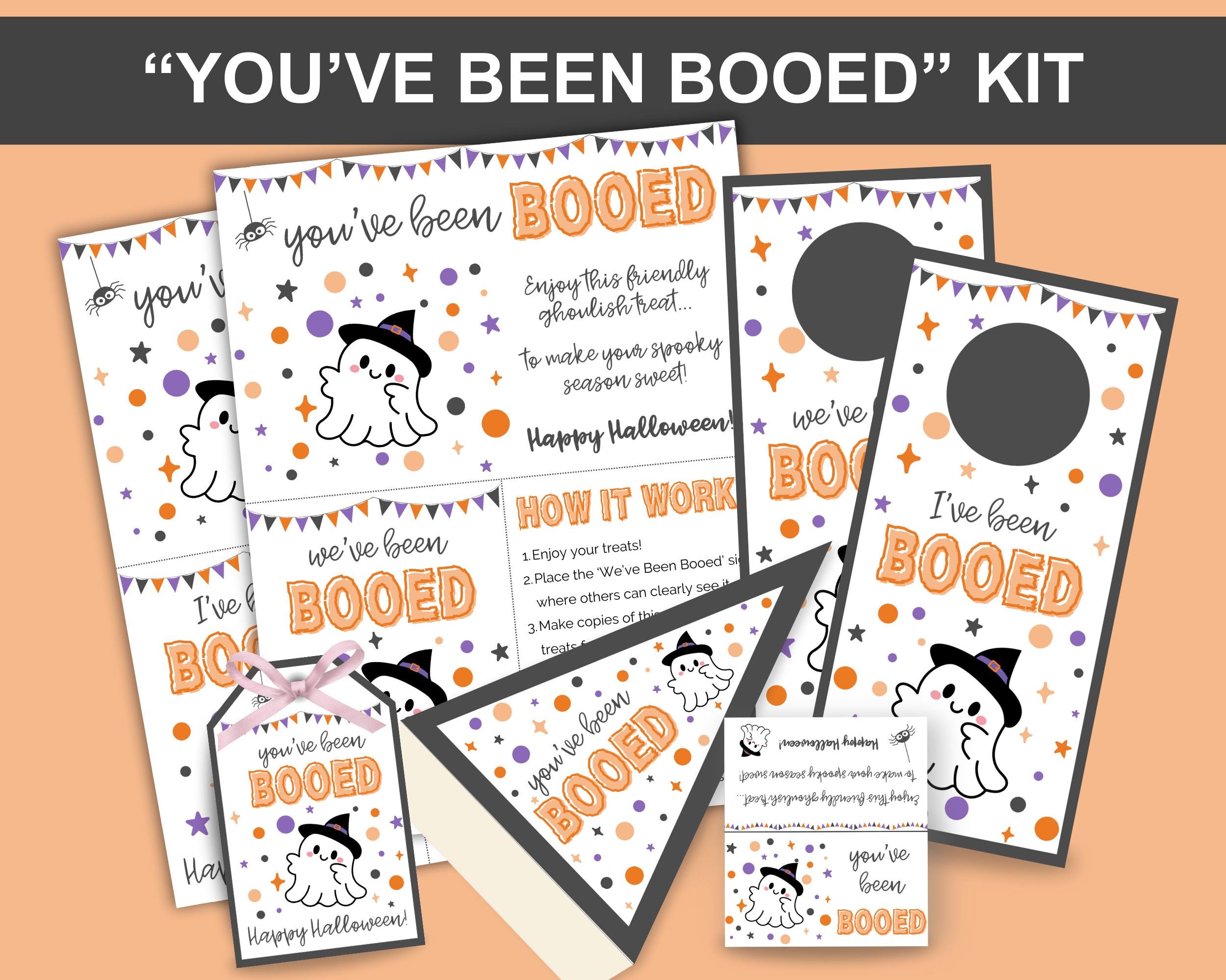 You’ve Been Booed Kit for Neighbor Coworker Teacher Friends | Printable ...