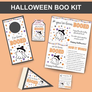 You’ve Been Booed Kit for Neighbor Coworker Teacher Friends | Printable ...