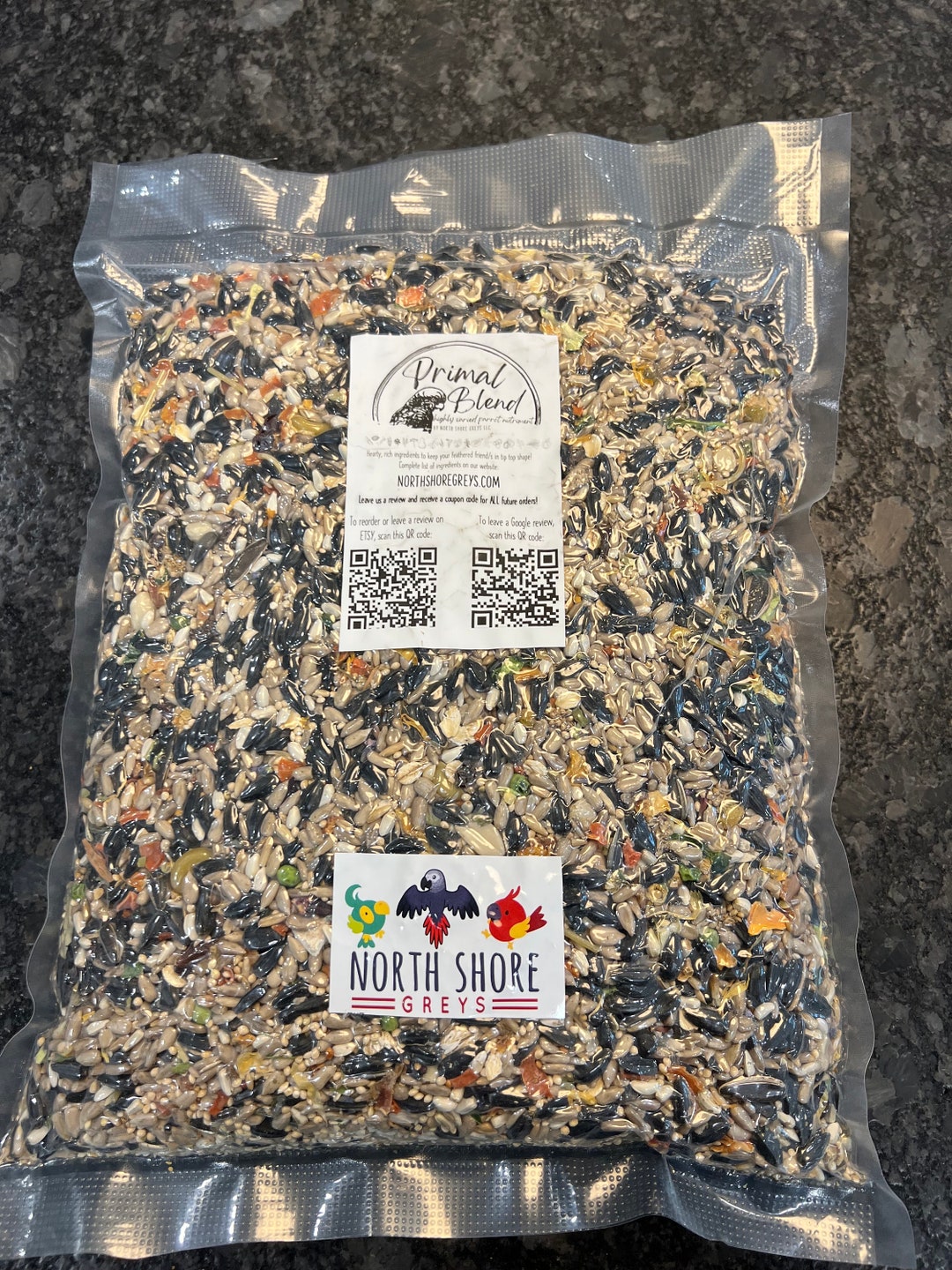 Mini Blend - Primalblend Wholesome Parrot Food for Small Hookbills - Etsy