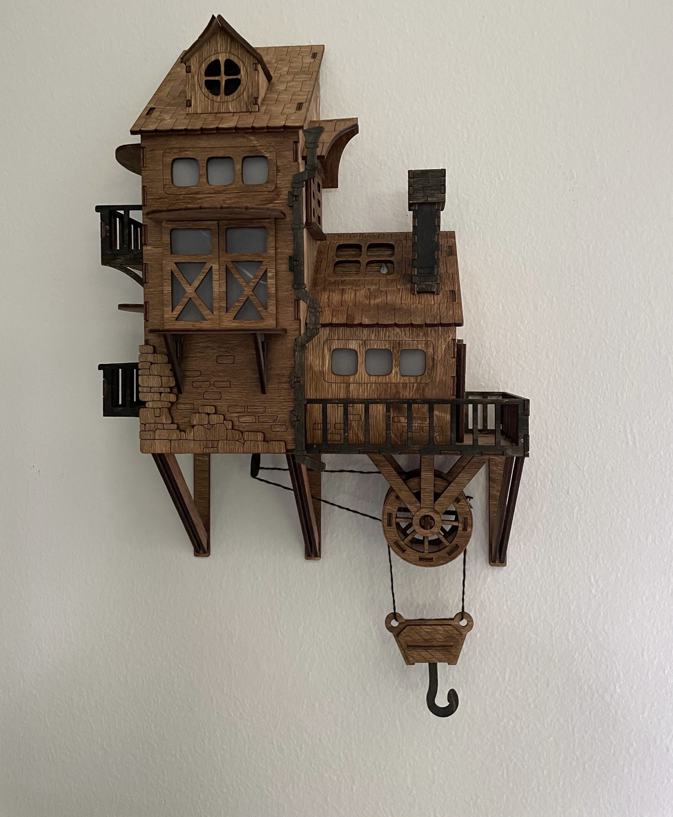Hanging House Wall Art - Etsy