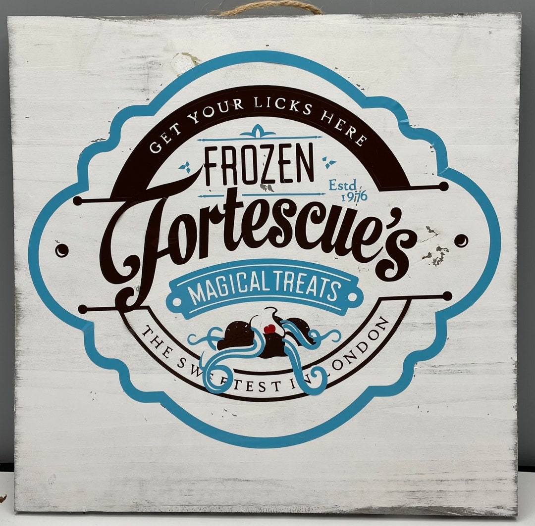 Wizard Ice Cream Shop Sign - Etsy