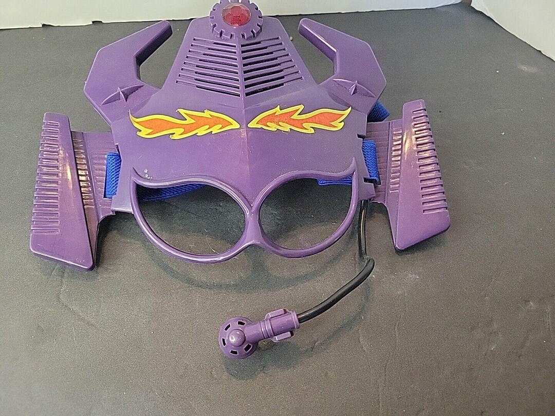 Vintage Radio Shack Space Voice Mask Only Purple 80s Toy Tested Works ...