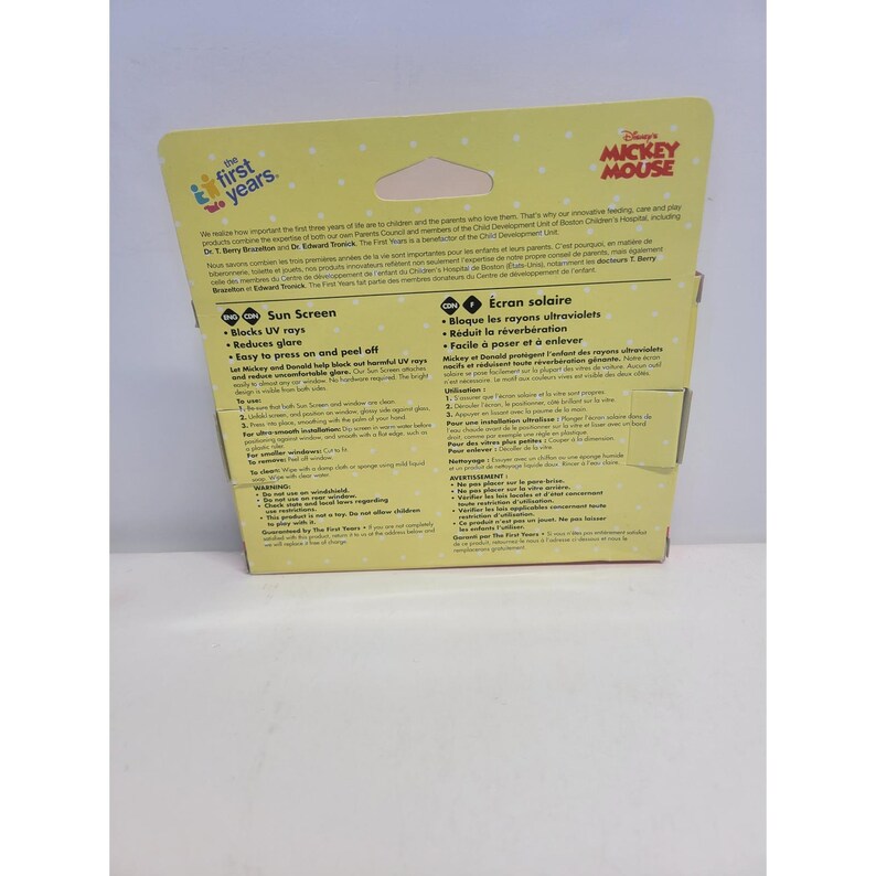 Disney Mickey Mouse Sun Screen Window Shade Extra Value 2 Pc 15x15 2000 ...