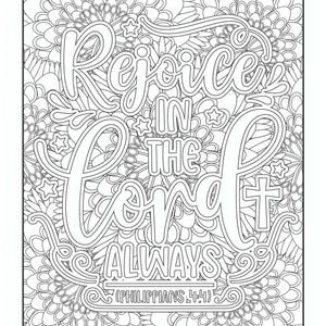 Bible Verse Coloring Pages, Bible Verse Coloring Sheets, Biblical Art ...