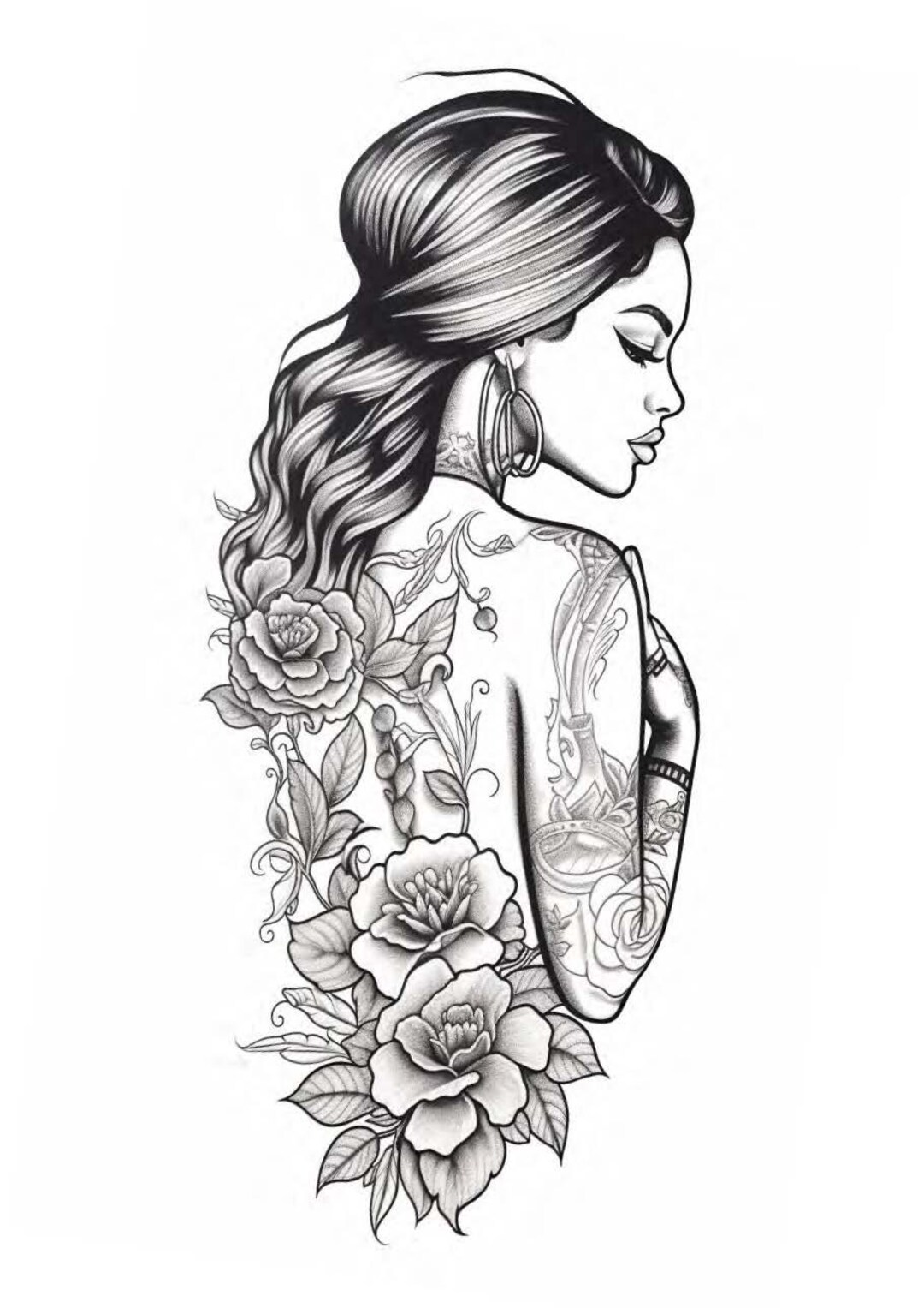 Tattoo Adult Coloring Pages, Tattoo Coloring Sheets, Tattoo Artist ...