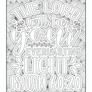 Bible Verse Coloring Pages, Bible Verse Coloring Sheets, Biblical Art ...