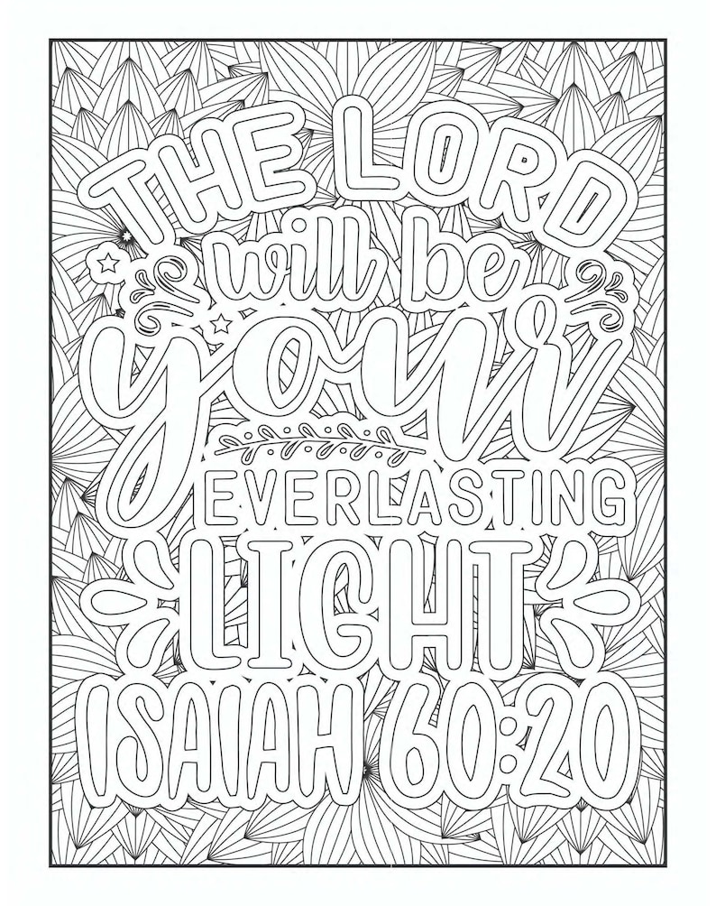 Bible Verse Coloring Pages, Bible Verse Coloring Sheets, Biblical Art ...