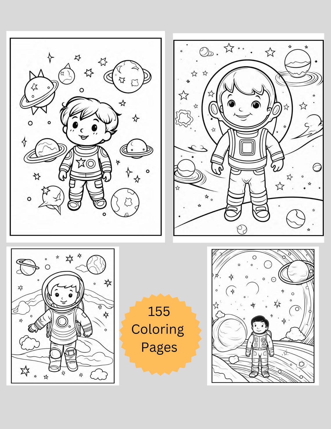 Space Kids Coloring Pages, Kids Coloring Pages, Astronaut Coloring ...