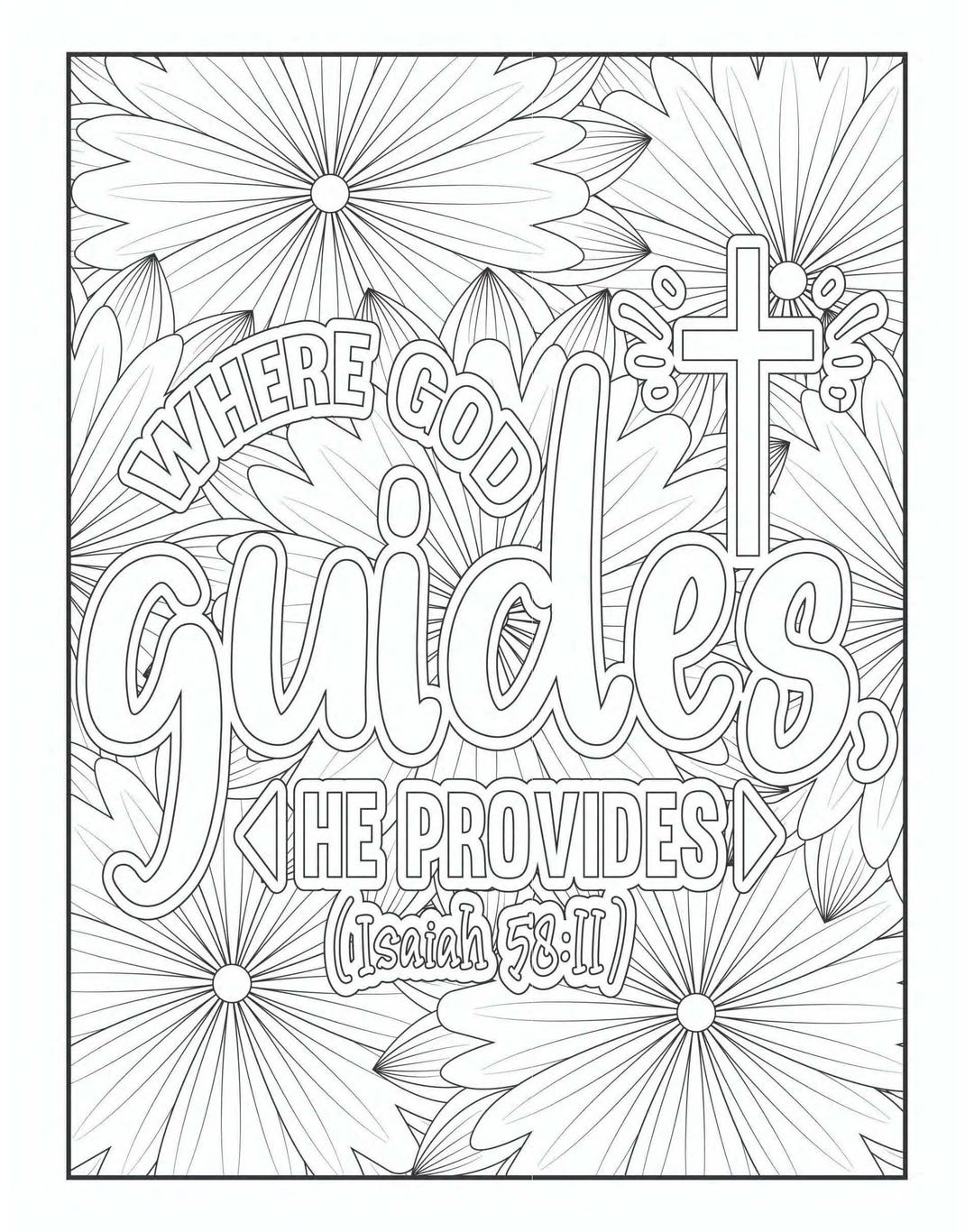Bible Verse Coloring Pages, Bible Verse Coloring Sheets, Biblical Art ...