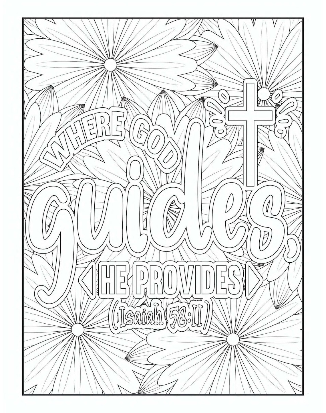 Bible Verse Coloring Pages, Bible Verse Coloring Sheets, Biblical Art ...