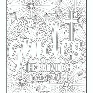 Bible Verse Coloring Pages, Bible Verse Coloring Sheets, Biblical Art ...