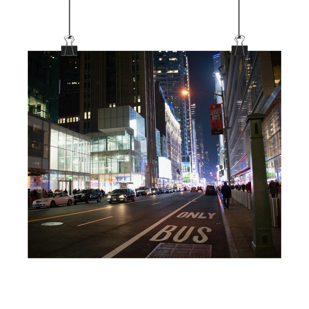 New York City Street Horizontal Photographic Print - Etsy