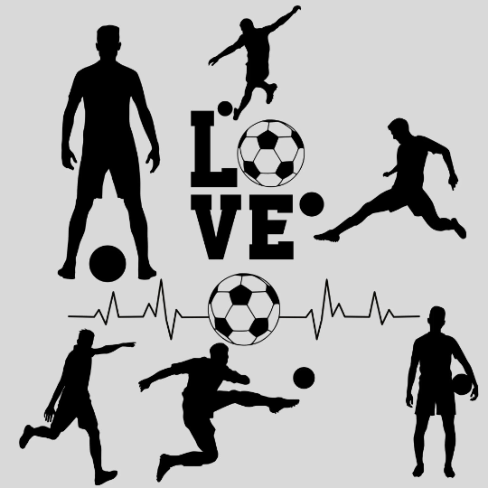 Soccer Svg Bundle, Soccer Player Svg, I Love Soccer Svg, Soccer Png ...