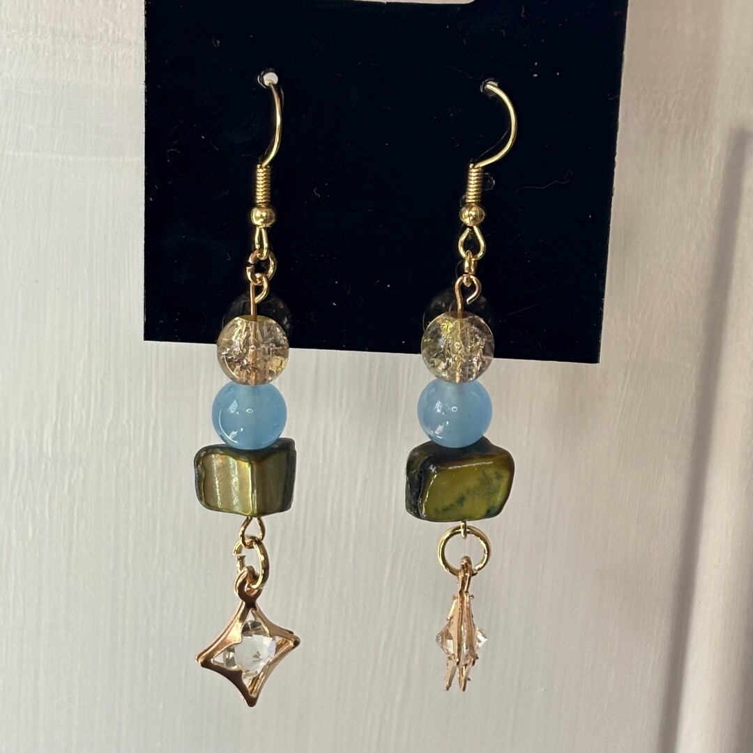 Princess Zelda Botw Inspired Earrings | Bright Earthy Magical Legend of ...