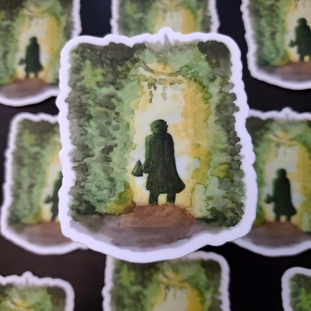 To the Green Chapel Sticker, Gawain and the Green Knight, King Arthur ...