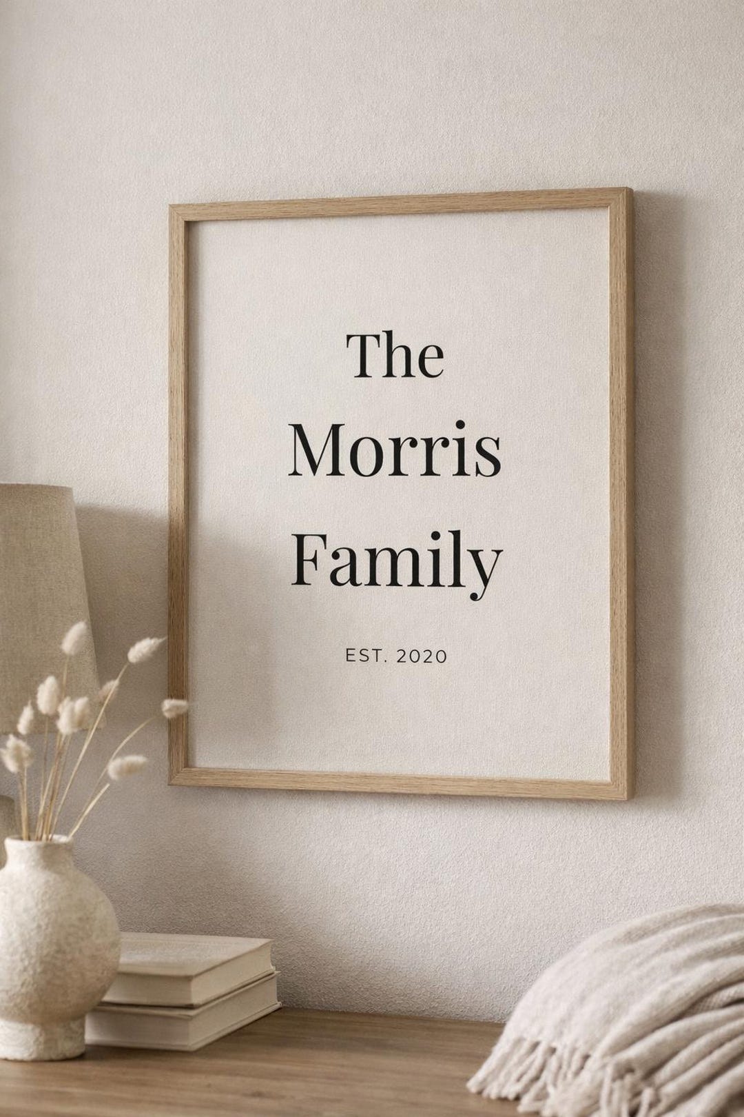 Personalized Family Name Wall Art – Digital Download - Etsy