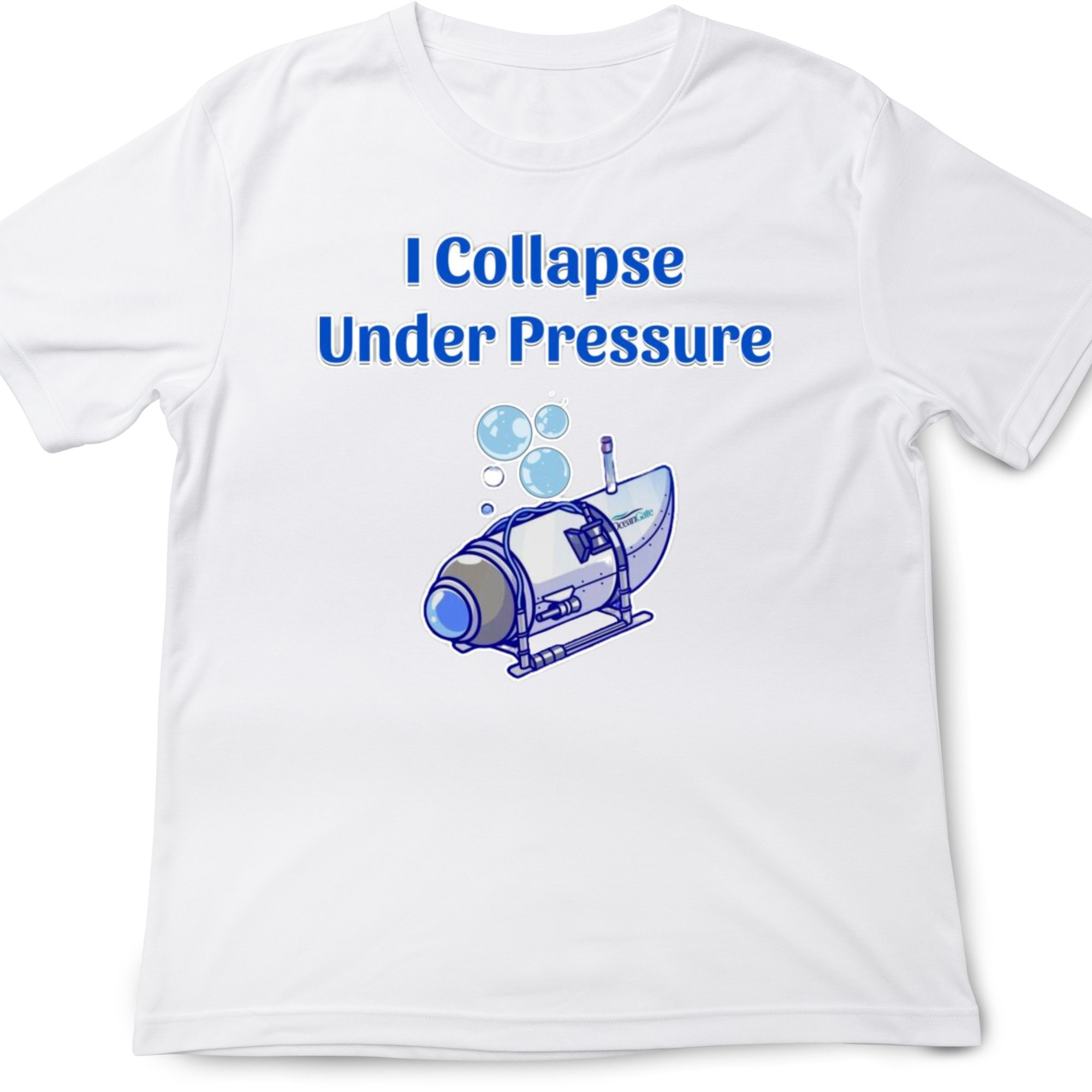 Funny Meme Tshirt, I Collapse Under Pressure, Dark Humor Tee, Funny ...