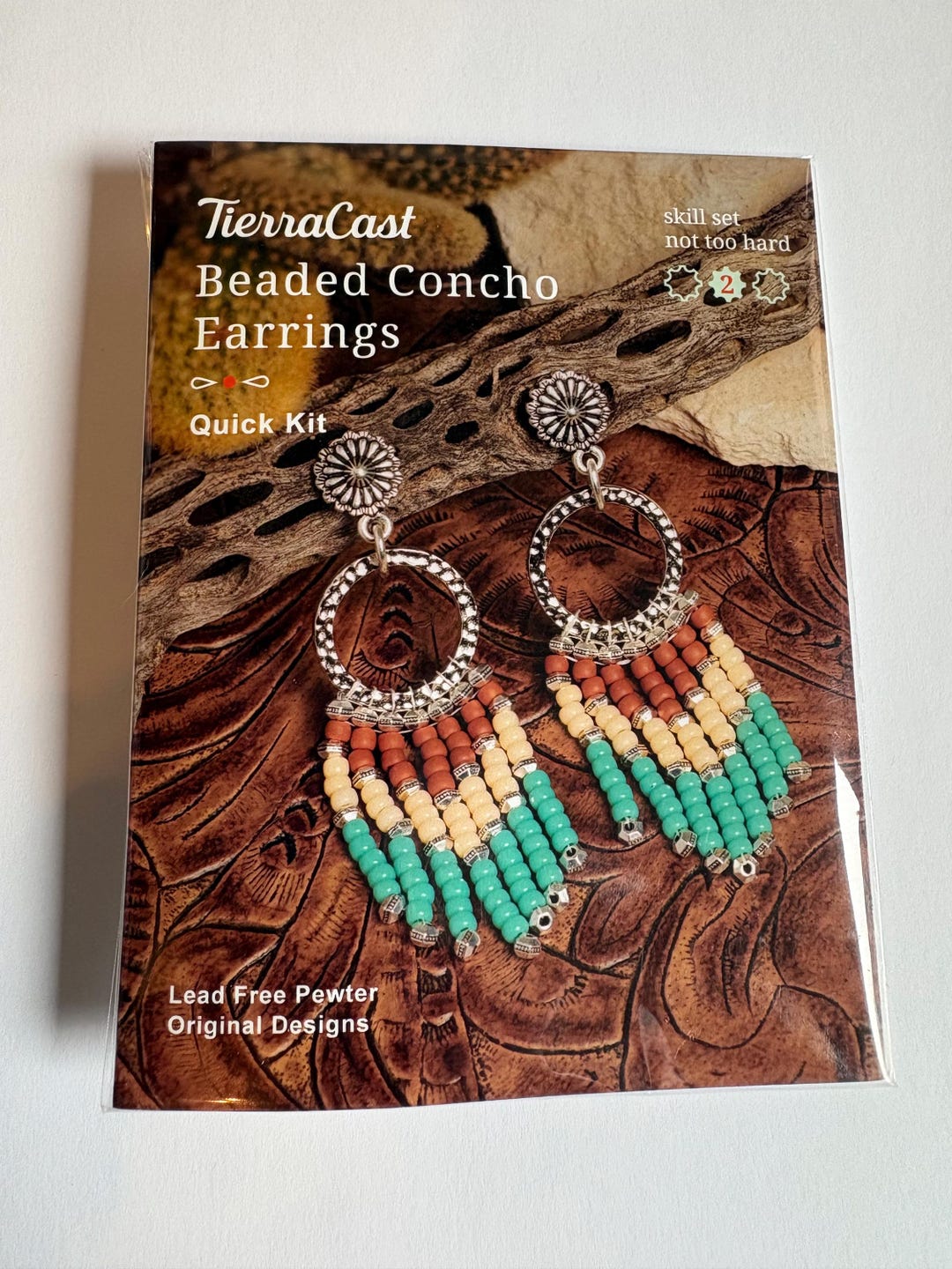Tierracast Kit: Beaded Concho Earrings - Etsy