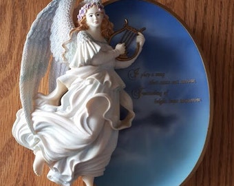 Vintage 1992 Bradford Exchange Collector Plate angels We Have Heard on ...