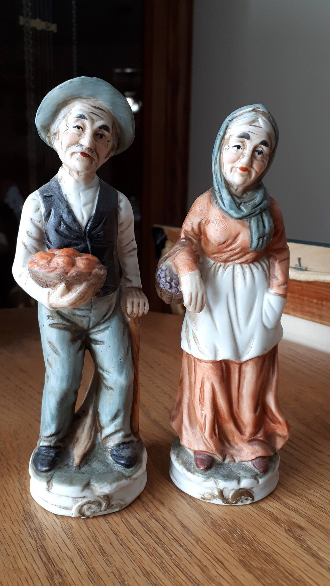 Set of 2 Vintage Crown Deville "old Gentle Farmers" Figurines - Etsy