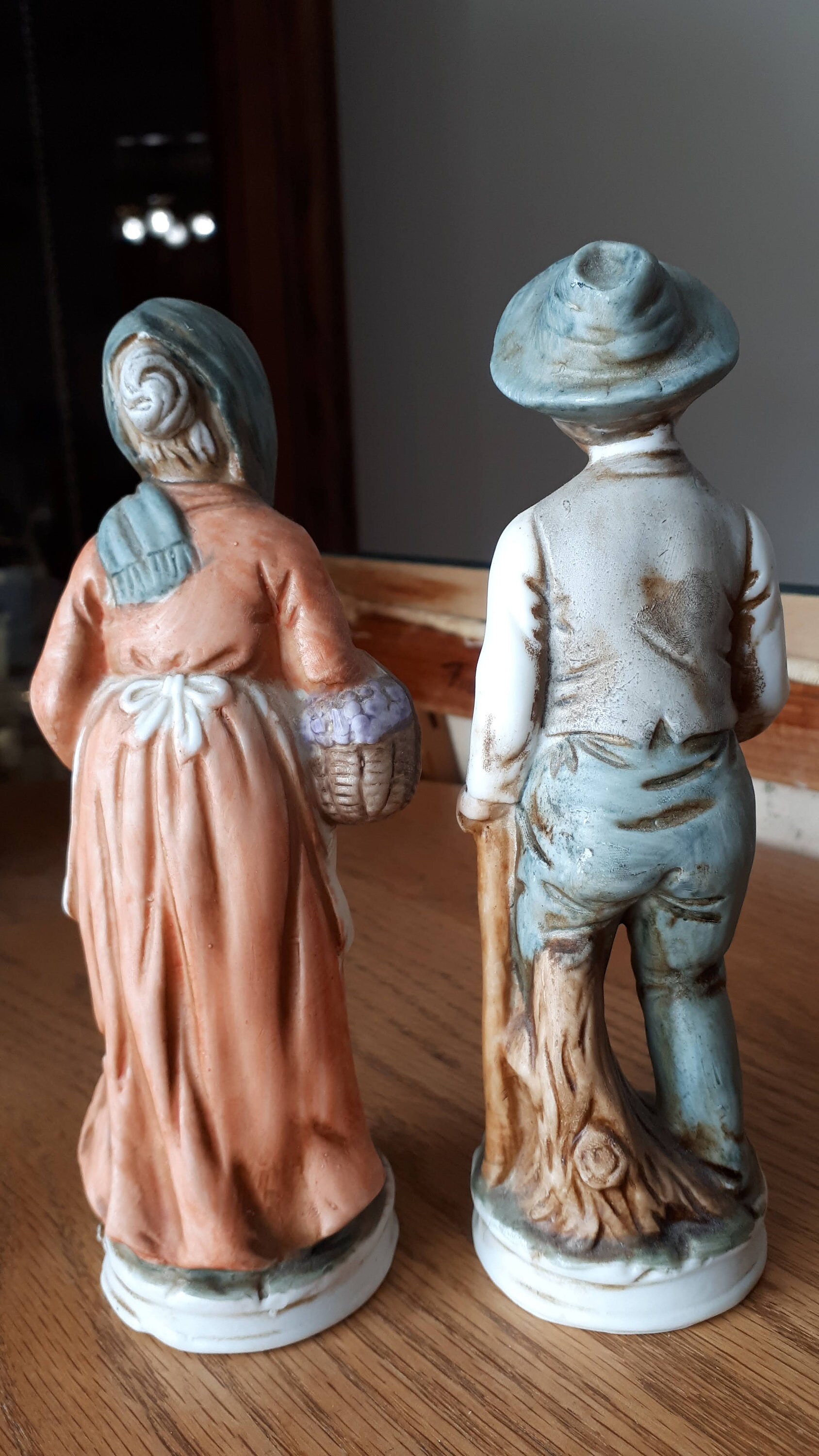 Set of 2 Vintage Crown Deville old Gentle Farmers Figurines - Etsy