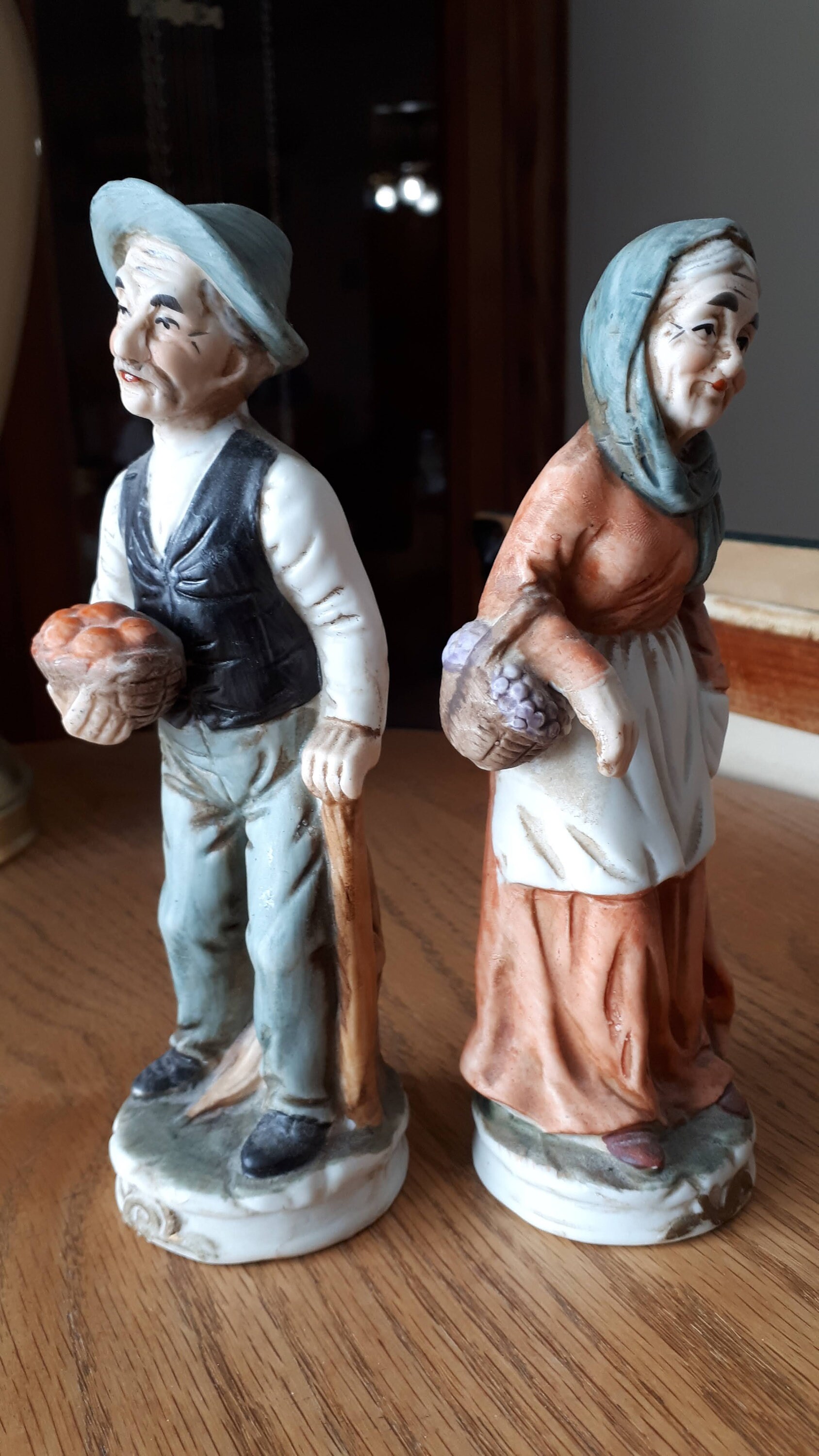 Set of 2 Vintage Crown Deville old Gentle Farmers Figurines - Etsy