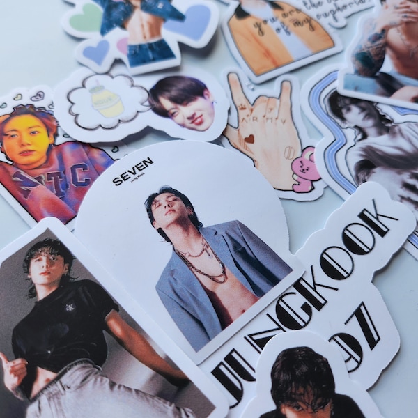 Jungkook Stickers - Etsy