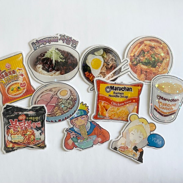 Ramen Stickers - Etsy