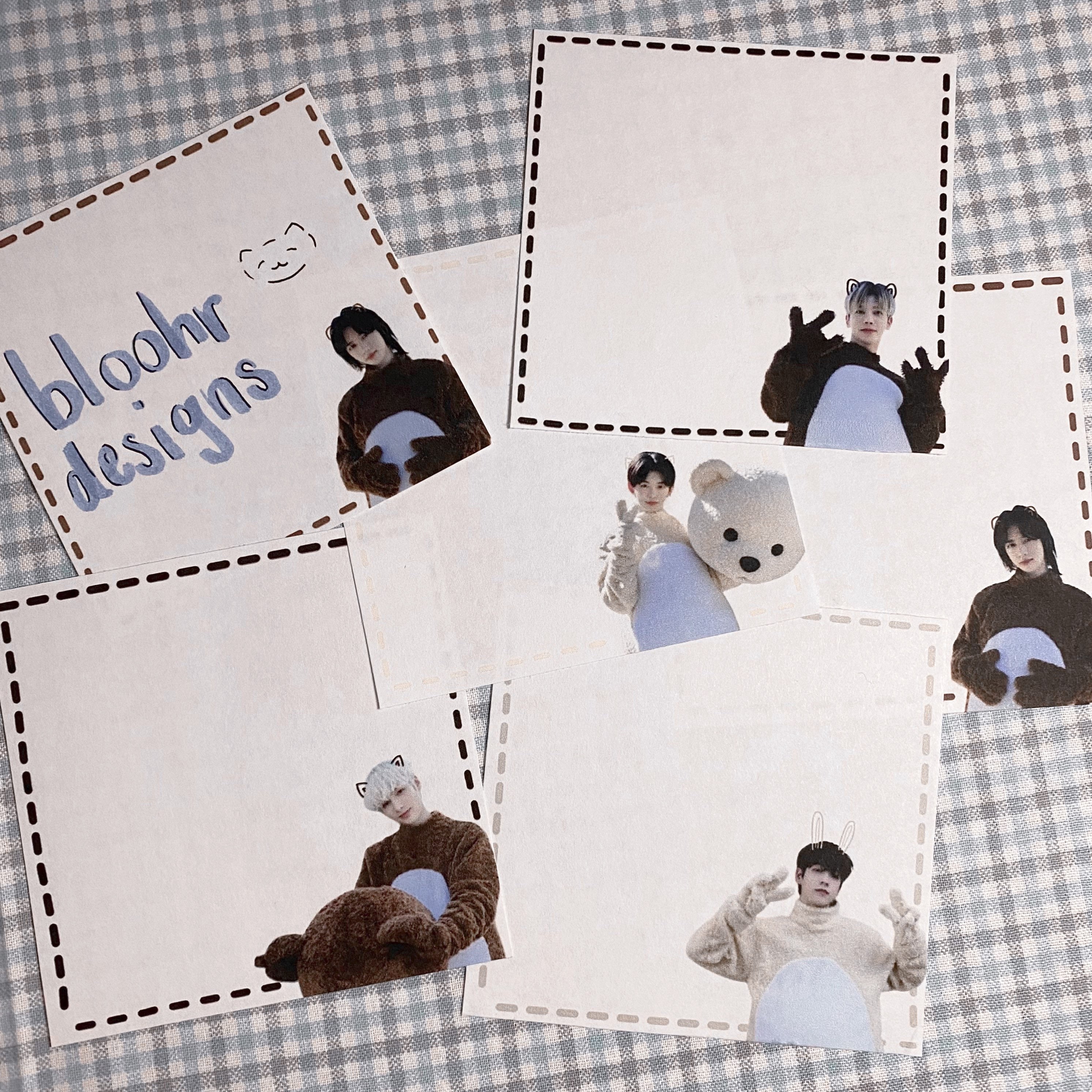 TXT Bear Themed Memo Pads - Etsy