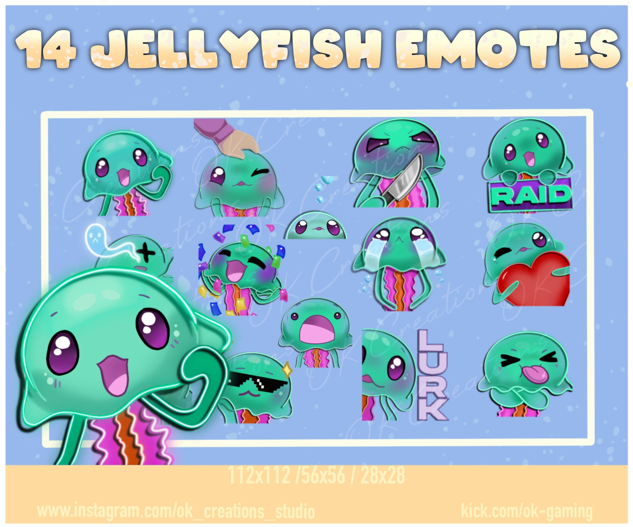 Jellyfish Emotes, Twitch Jellyfish Emotes, Jellyfish Emotes Youtube ...
