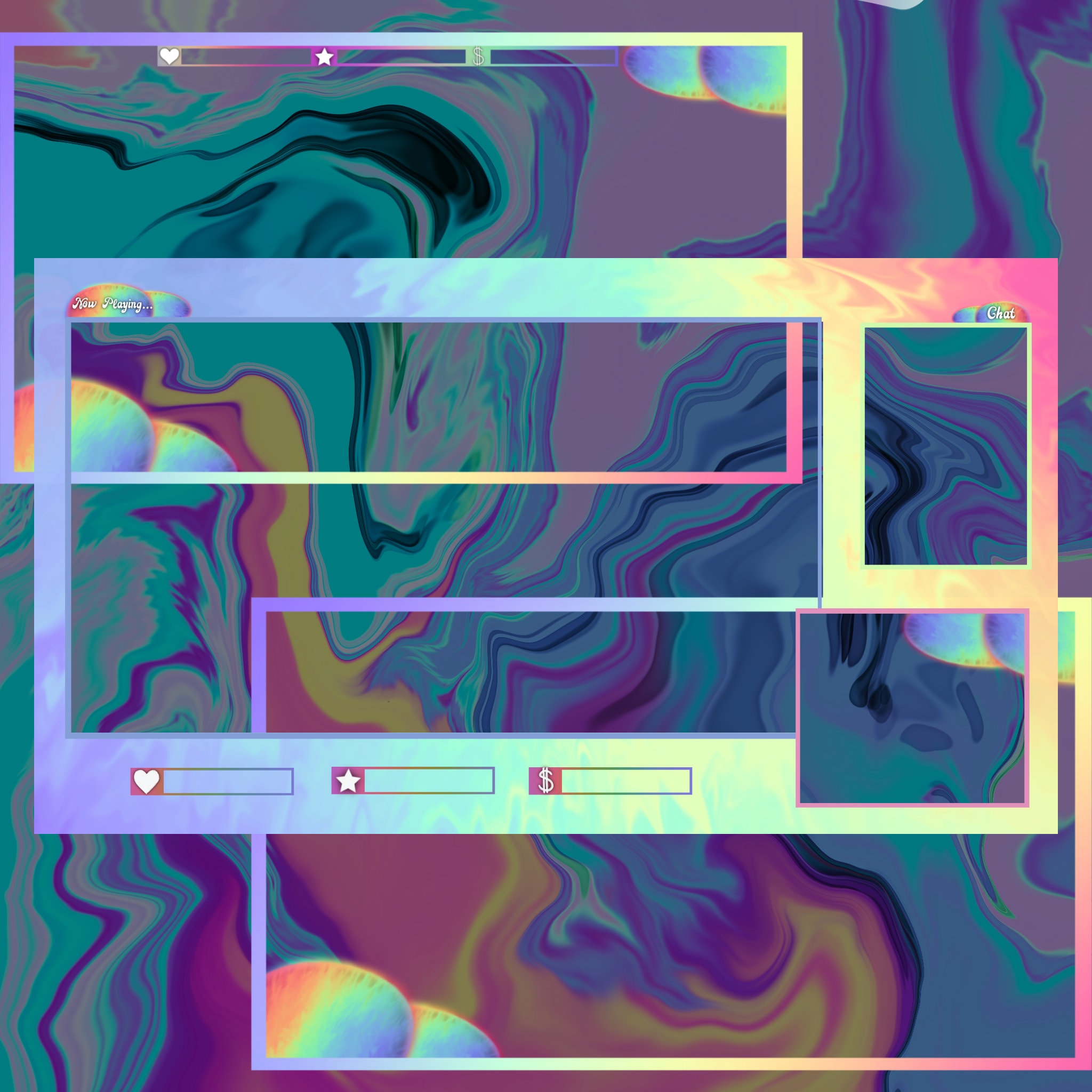 That 70's Animated Stream Package /groovy/ Rainbow / Trippy / Colorful ...