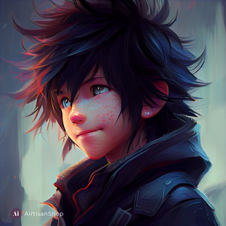 Midjourney Prompt Cartoon Character Portrait Illustration - Etsy