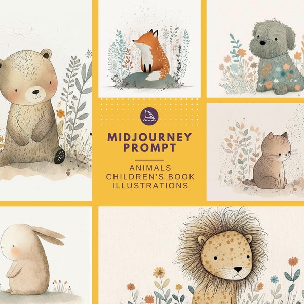 Midjourney Prompt Children Book - Etsy